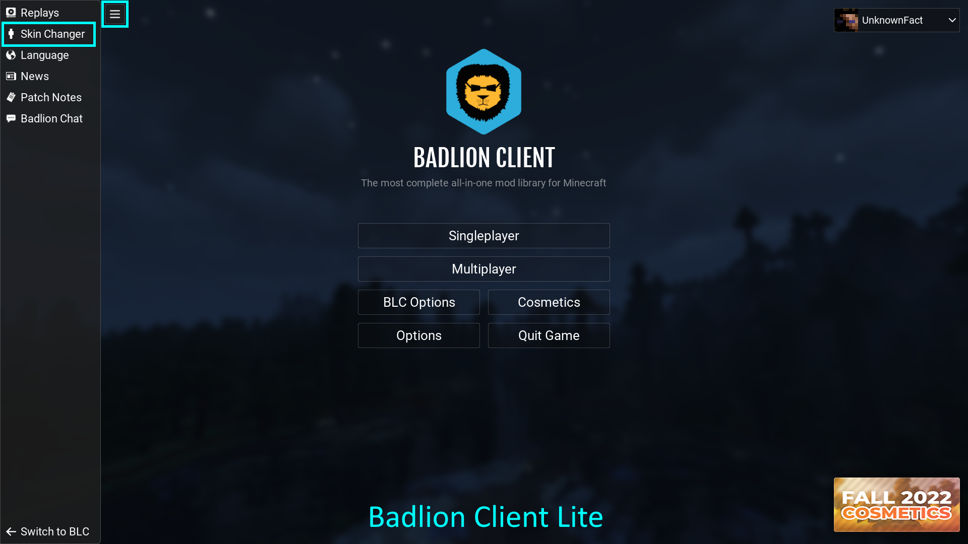 In-game Skin Changer – Badlion Support: Help Center for All Your Questions